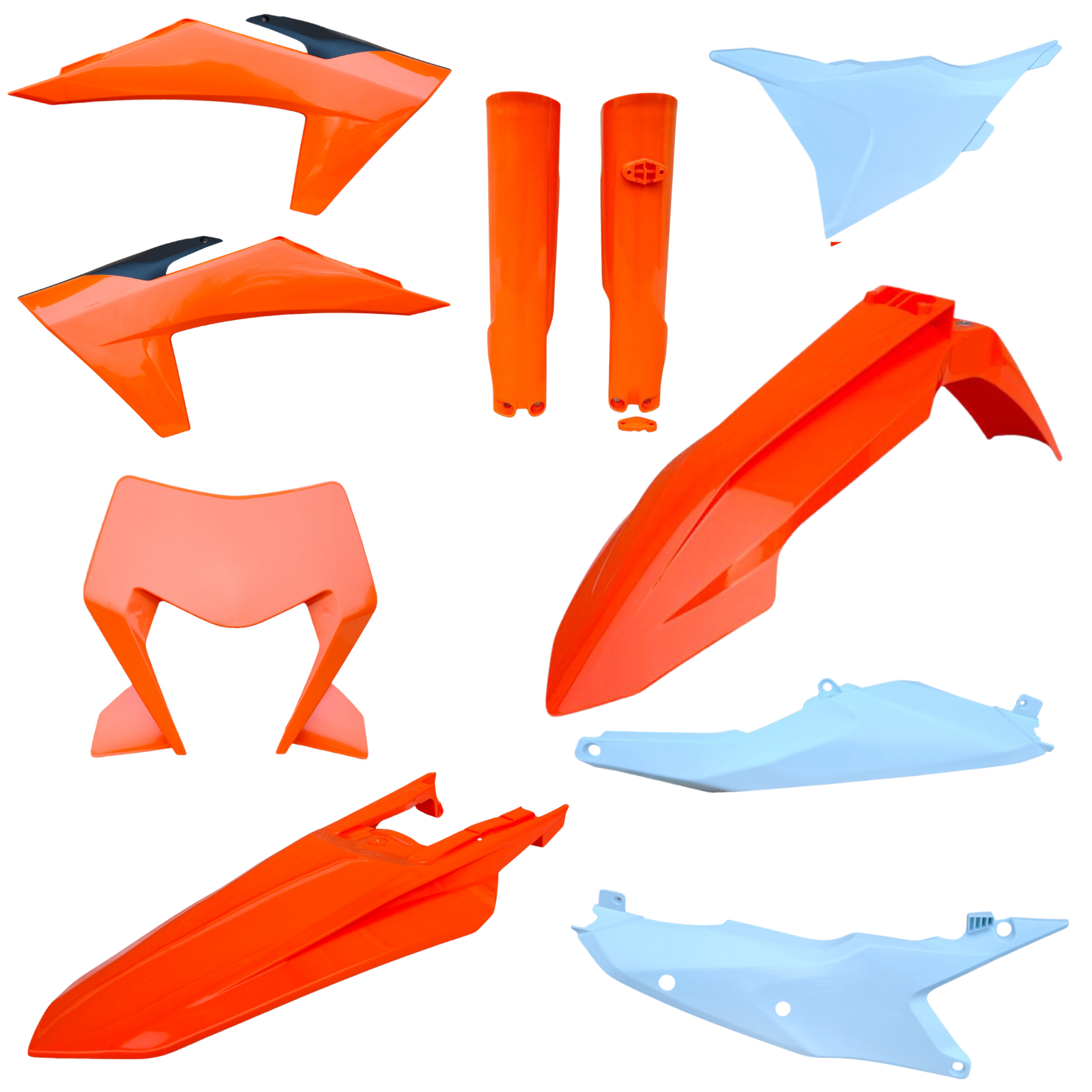 Plastik Kit FULL Komplett passend bei KTM EXC 2024 2025 Replik 2024 ...